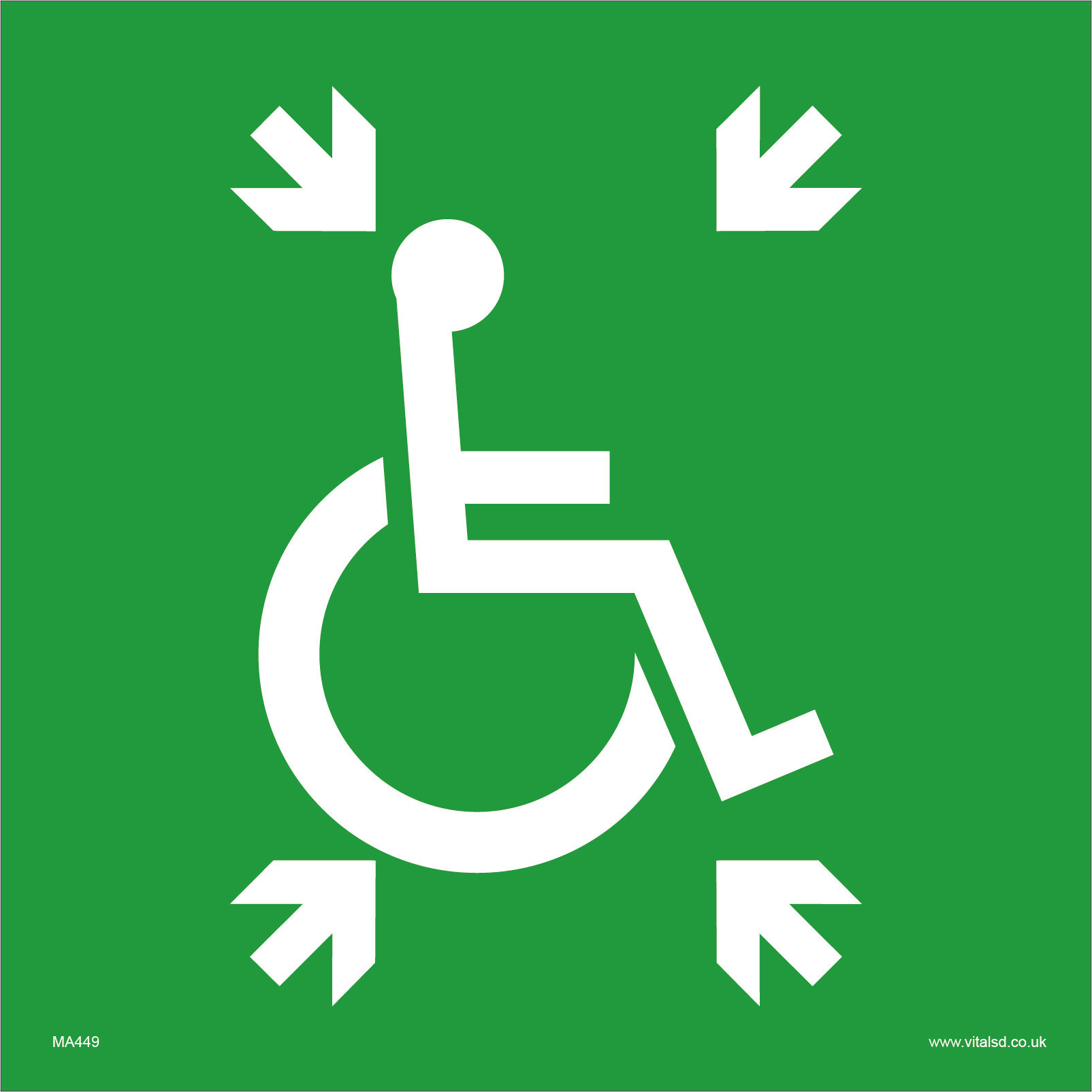 (150 x 150mm - 6 x 6, Sticker / Sav - White Background) MA449 Refuge ...