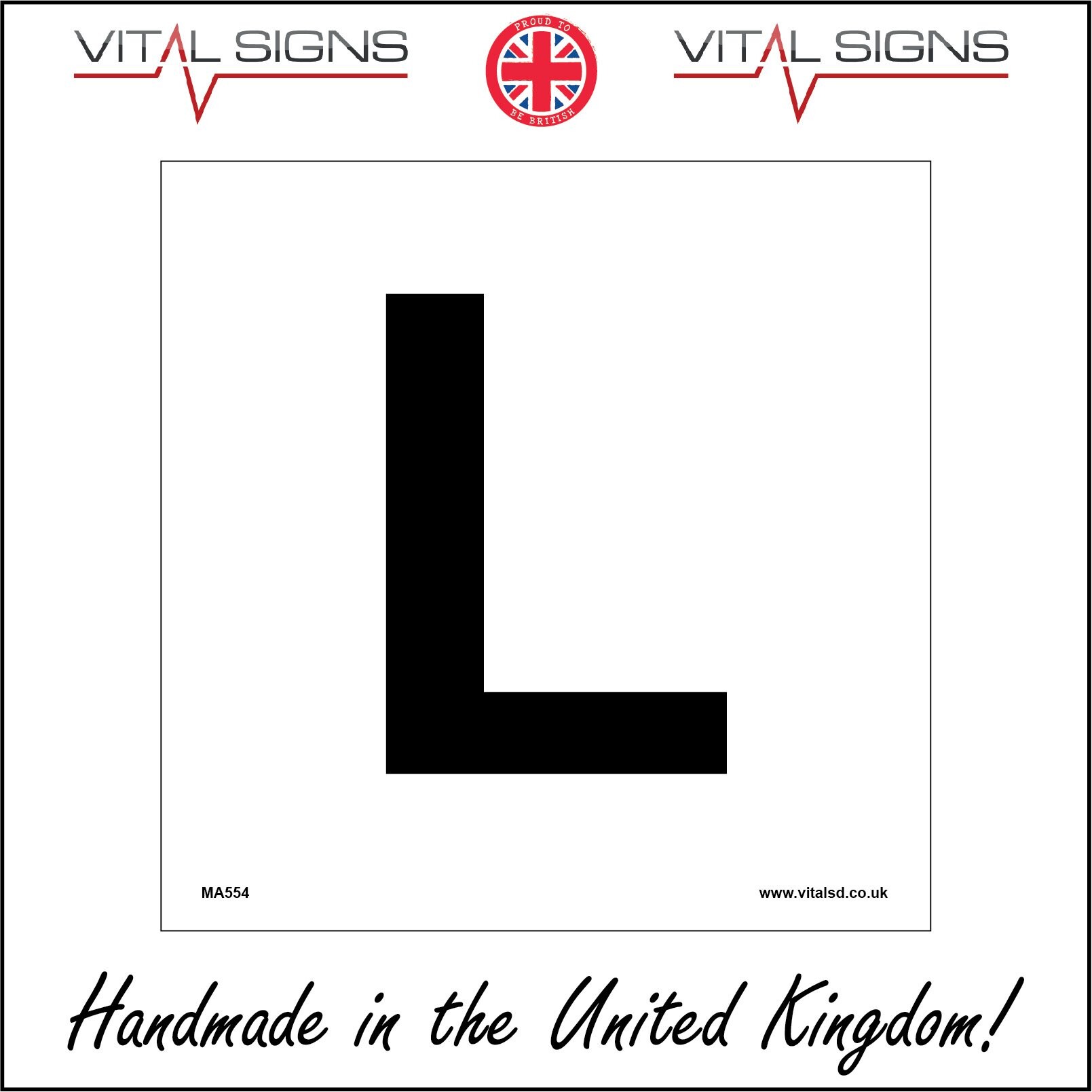 (100 x 100mm - 4 x 4, Sticker / Sav - White Background) MA554 Letter ...