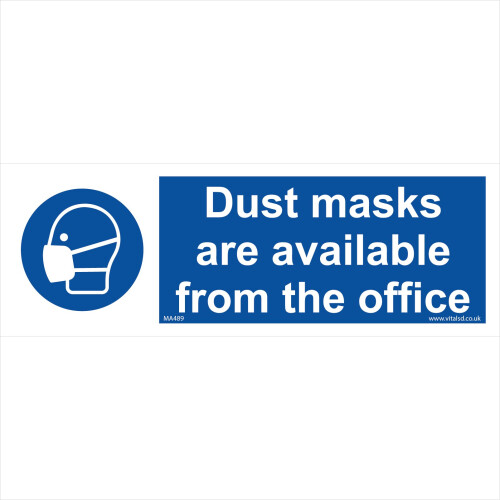 (150 x 50mm - 6 x 2, 1mm Pvc Foamex) MA489 Dust Masks Are Available ...