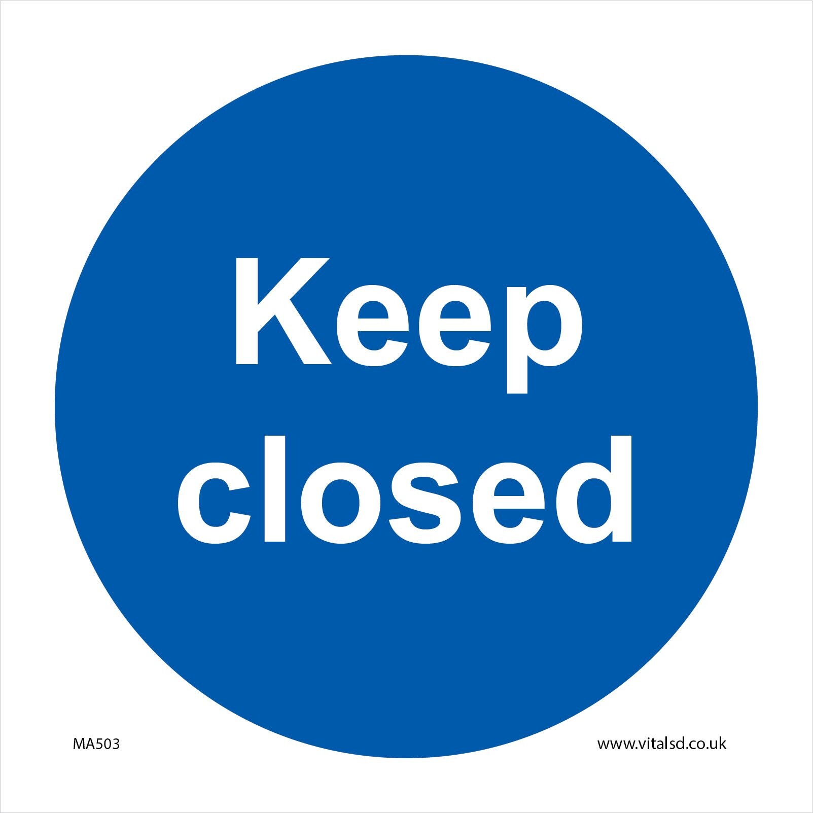 (400 x 400mm - 16 x 16, Sticker / Sav - White Background) MA503 Keep ...