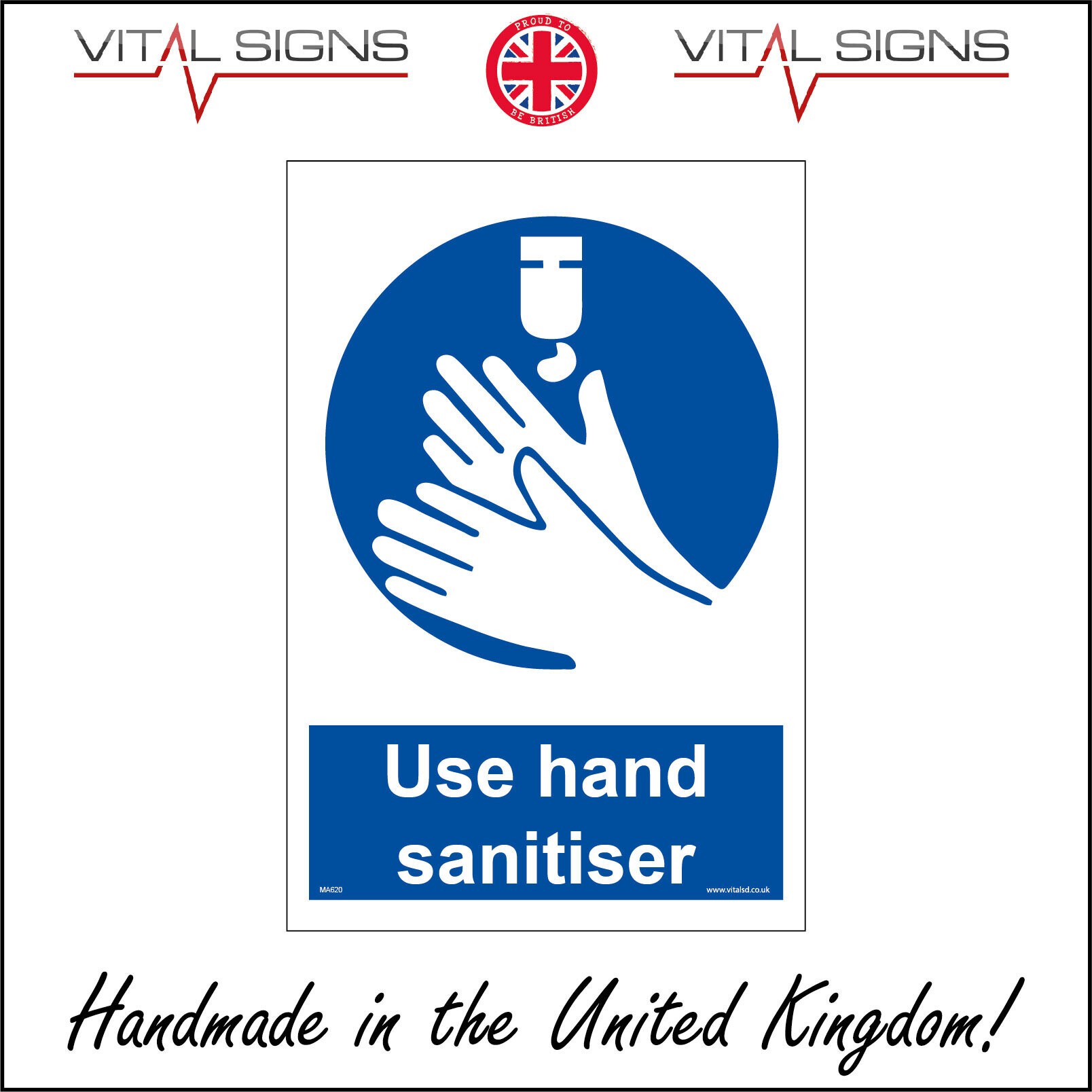 (150 x 200mm - 6 x 8, Sticker / Sav - White Background) MA620 Use Hand ...