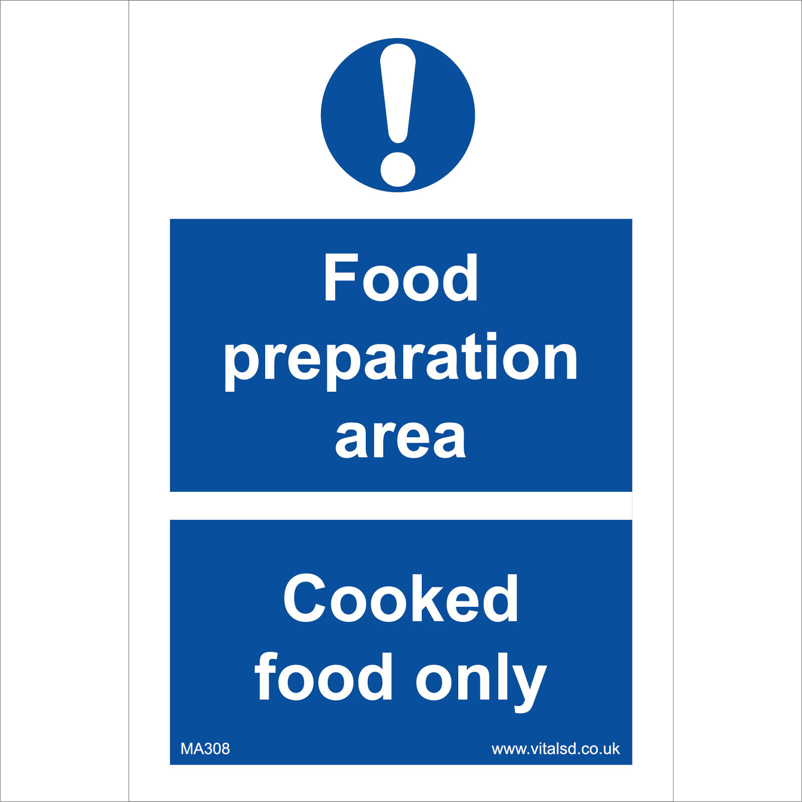 (100 x 150mm - 4 x 6, Sticker / Sav - White Background) MA308 Food ...