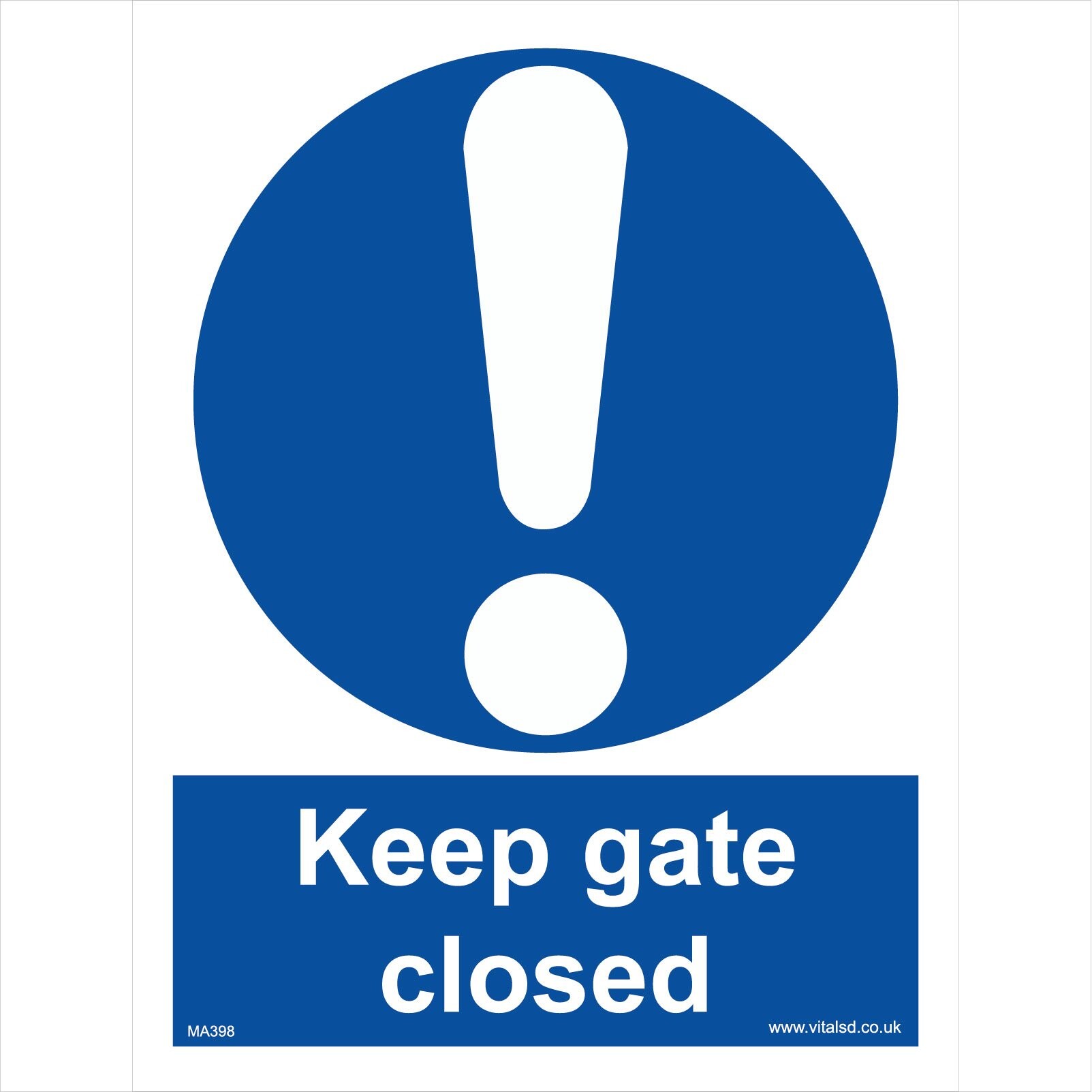 (200 x 300mm - 8 x 12, Sticker / Sav - White Background) MA398 Keep ...