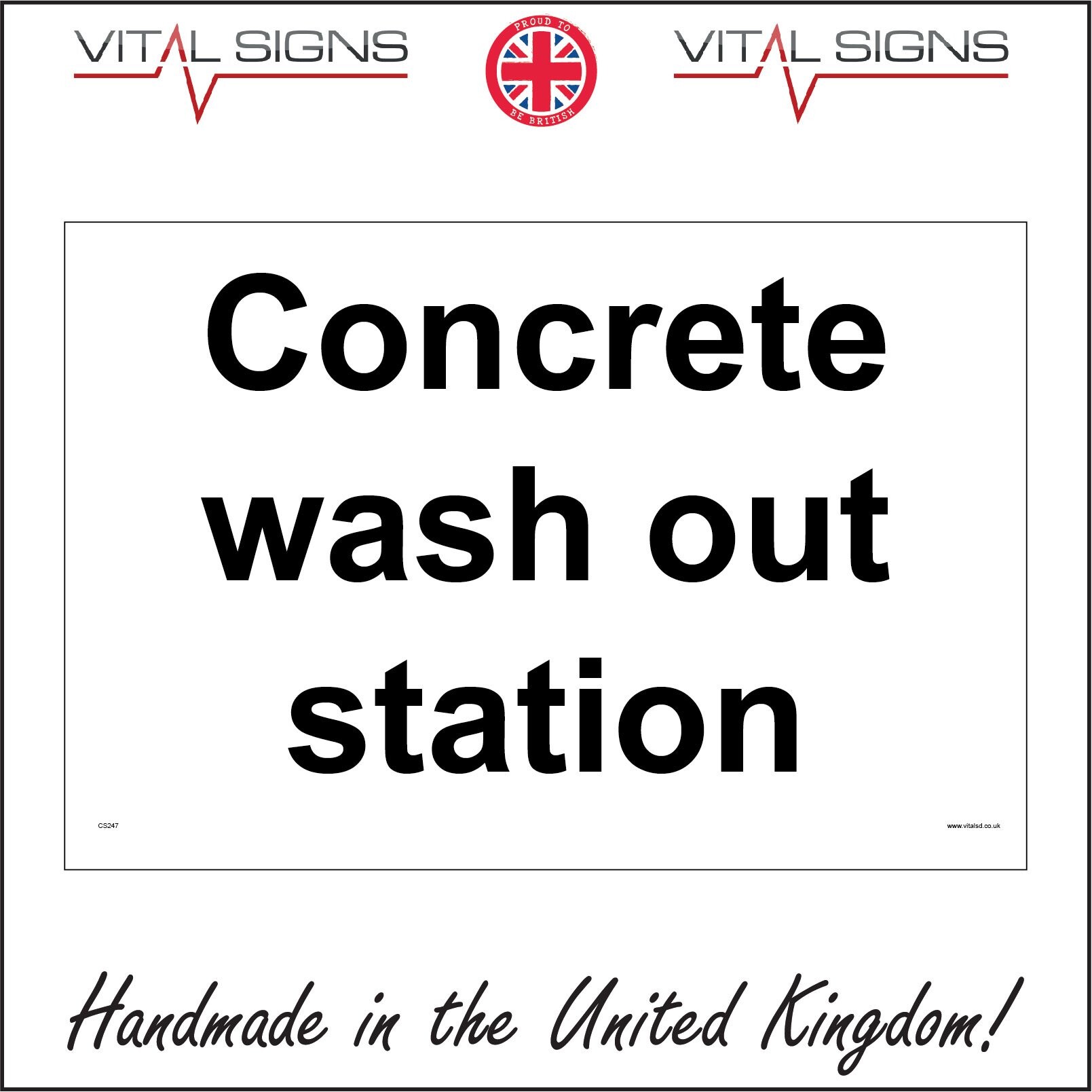 (400 x 300mm - 16 x 12, Dibond / Composite Aluminium) CS247 Concrete ...