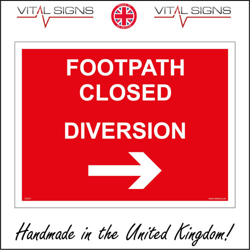 (400 x 300mm - 16 x 12, Dibond / Composite Aluminium) CS274 Footpath ...
