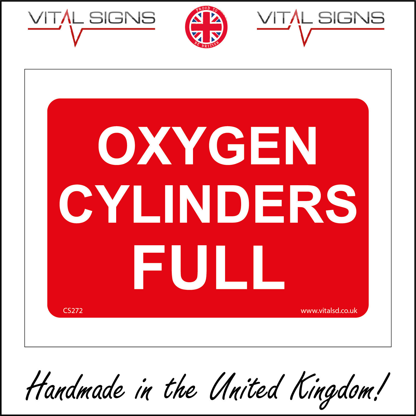 (600 x 450mm - 24 x 18, Sticker / Sav - White Background) CS272 Oxygen ...