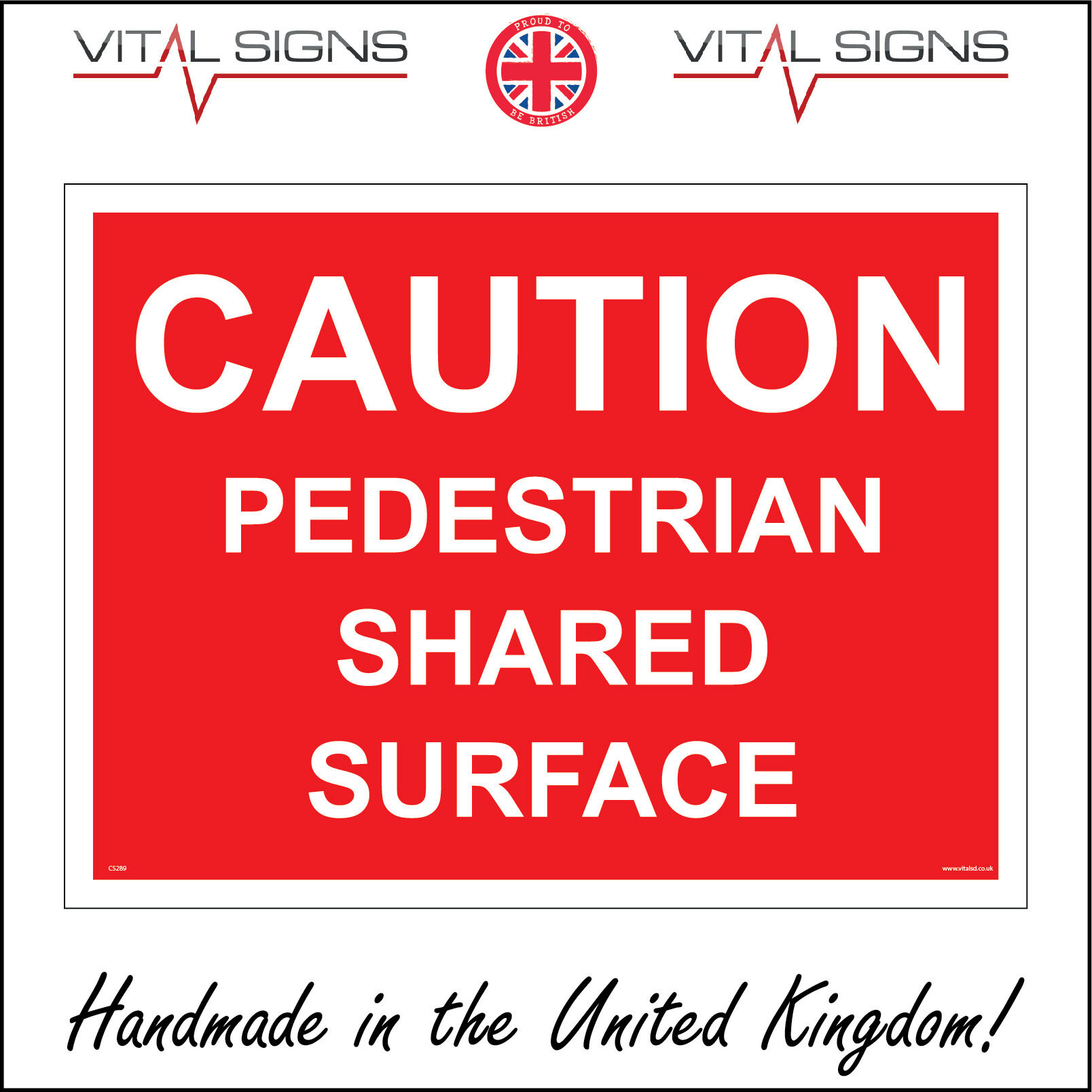 (300 x 200mm - 12 x 8, Magnetic - Vehicle Grade) CS289 Caution ...