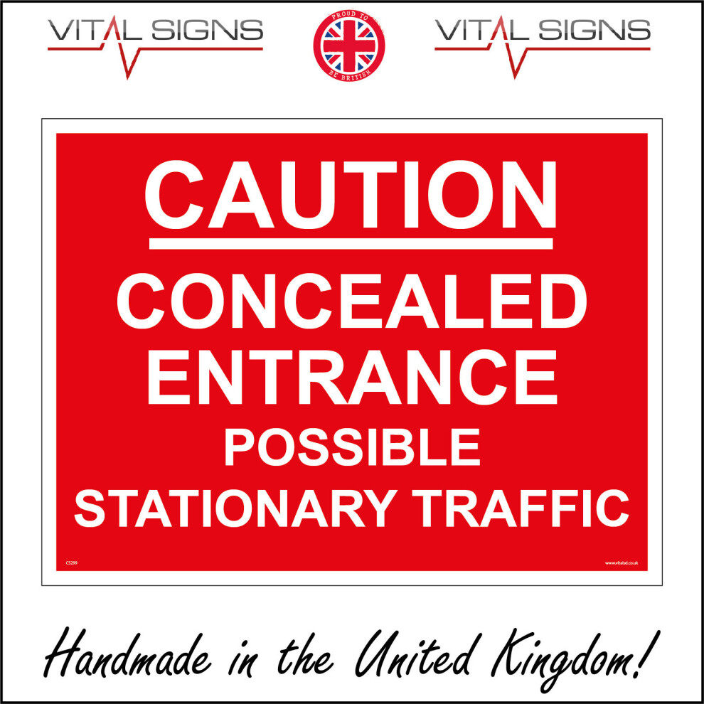 (200 x 150mm - 8 x 6, Dibond / Composite Aluminium) CS299 Caution ...