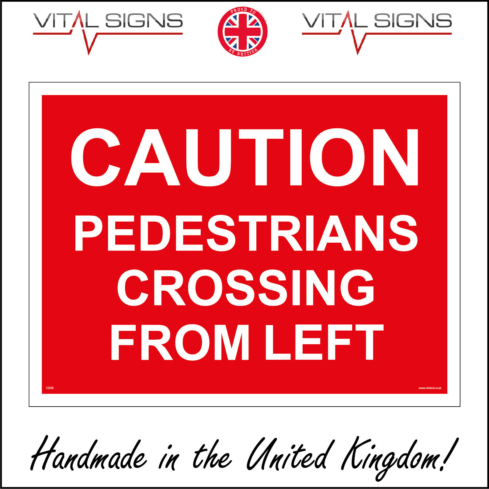 (200 x 150mm - 8 x 6, Sticker / Sav - White Background) CS295 Caution ...