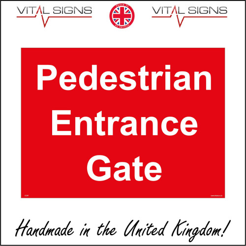 (300 x 200mm - 12 x 8, 1mm Pvc Foamex) CS297 Pedestrian Entrance Gate ...