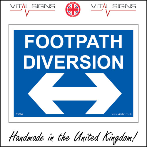 (600 x 450mm - 24 x 18, 3mm Standard Foamex Foamboard) CS306 Footpath ...