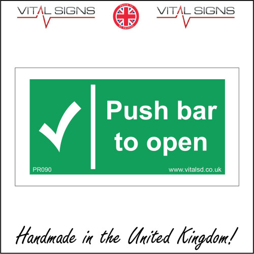 (600 x 300mm - 24 x 12, Sticker / Sav - White Background) FS090 Push ...