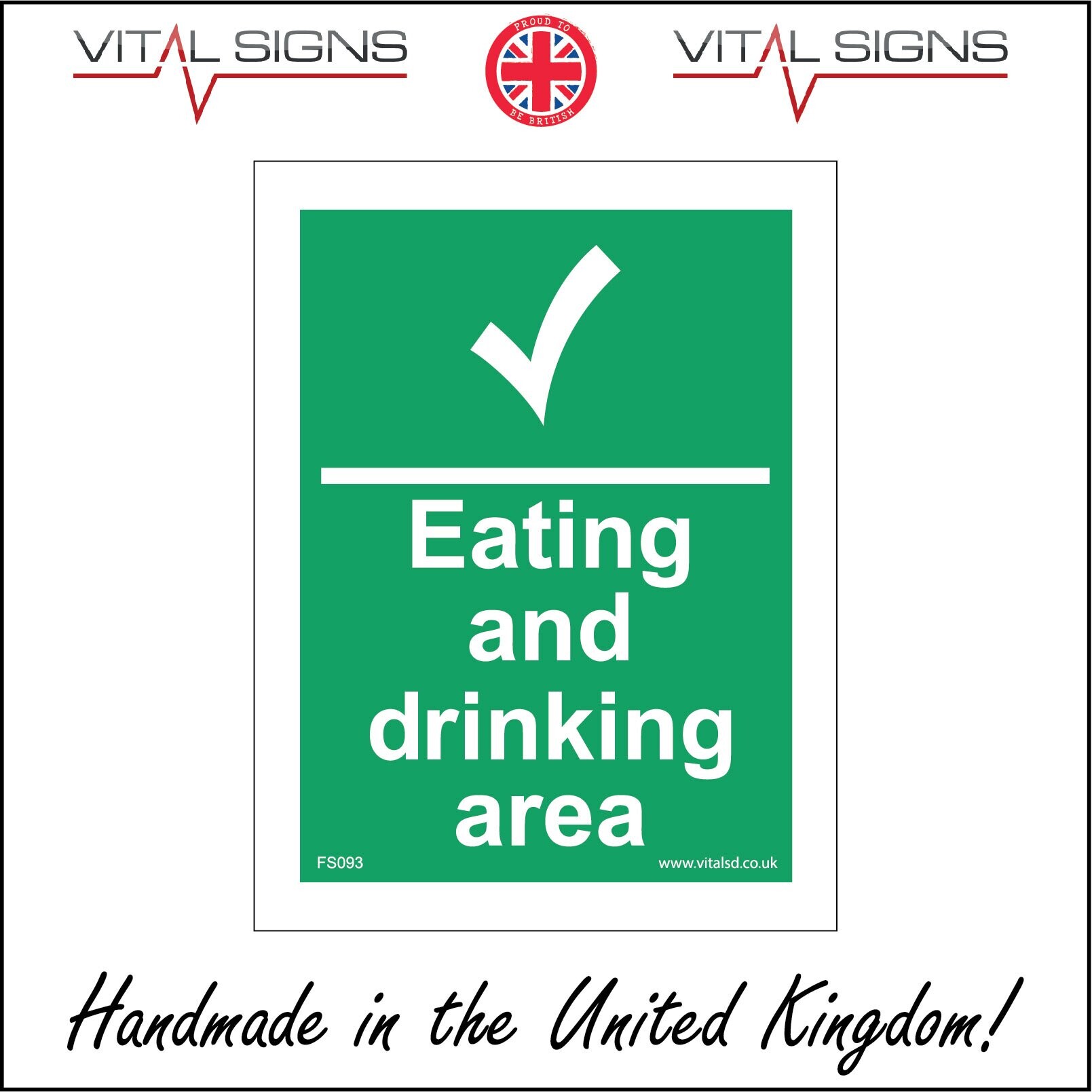 (450 x 600mm - 18 x 24, Dibond / Composite Aluminium) FS093 Eating And ...