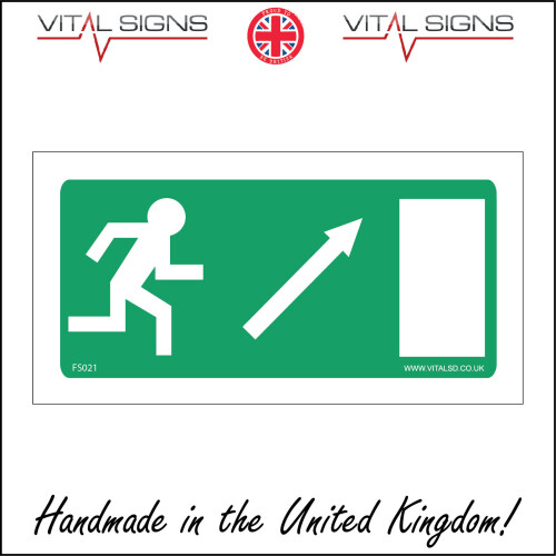 (200 x 100mm - 8 x 4, Dibond / Composite Aluminium) FS021 Emergency ...