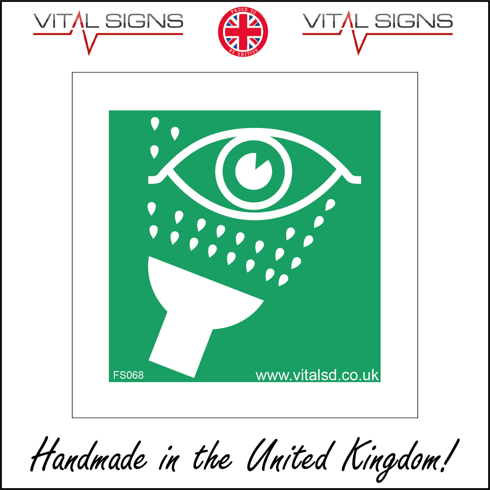 (600 x 600mm - 24 x 24, 3mm Standard Foamex Foamboard) FS068 Emergency ...