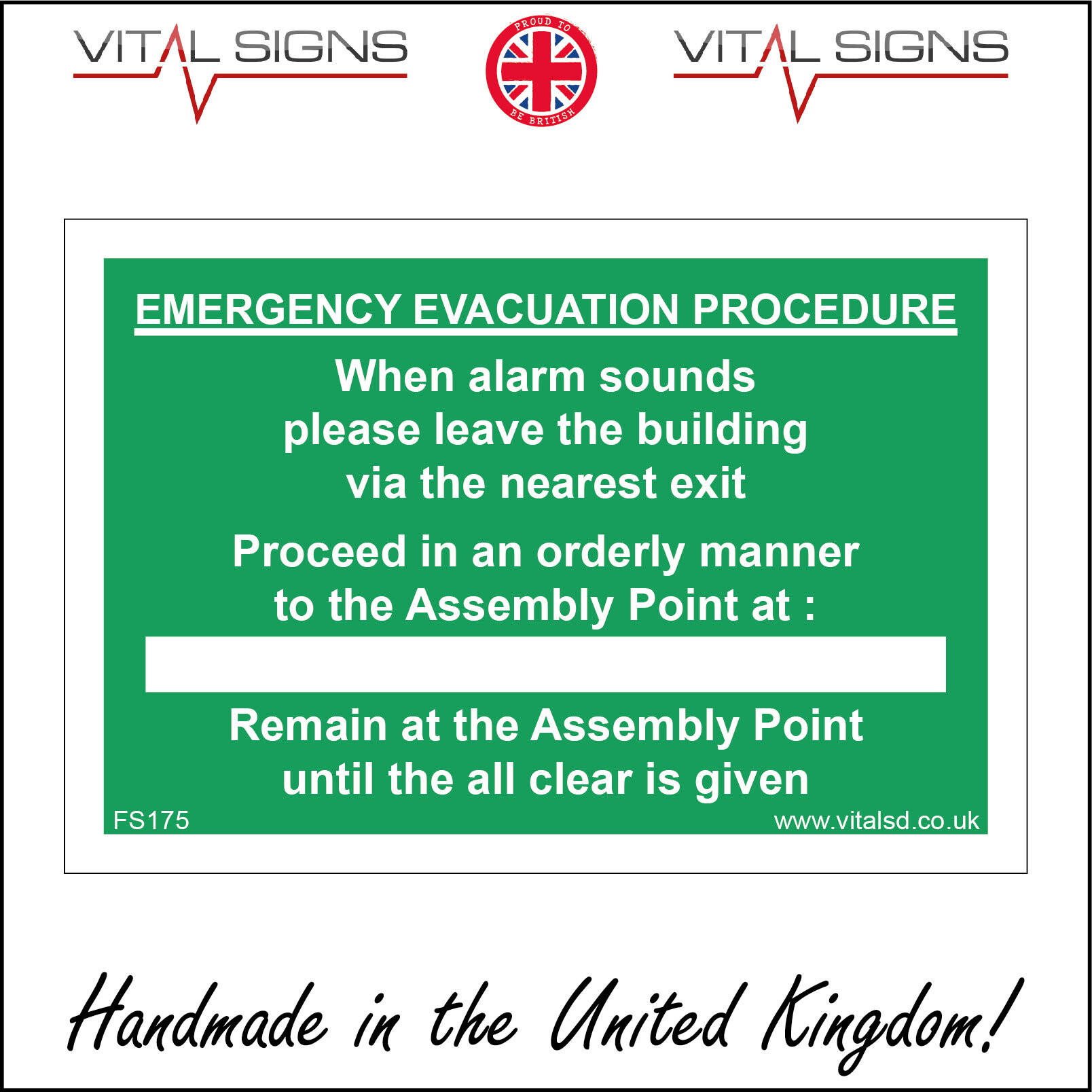 (200 x 150mm - 8 x 6, Magnetic - Vehicle Grade) FS175 Emergency ...