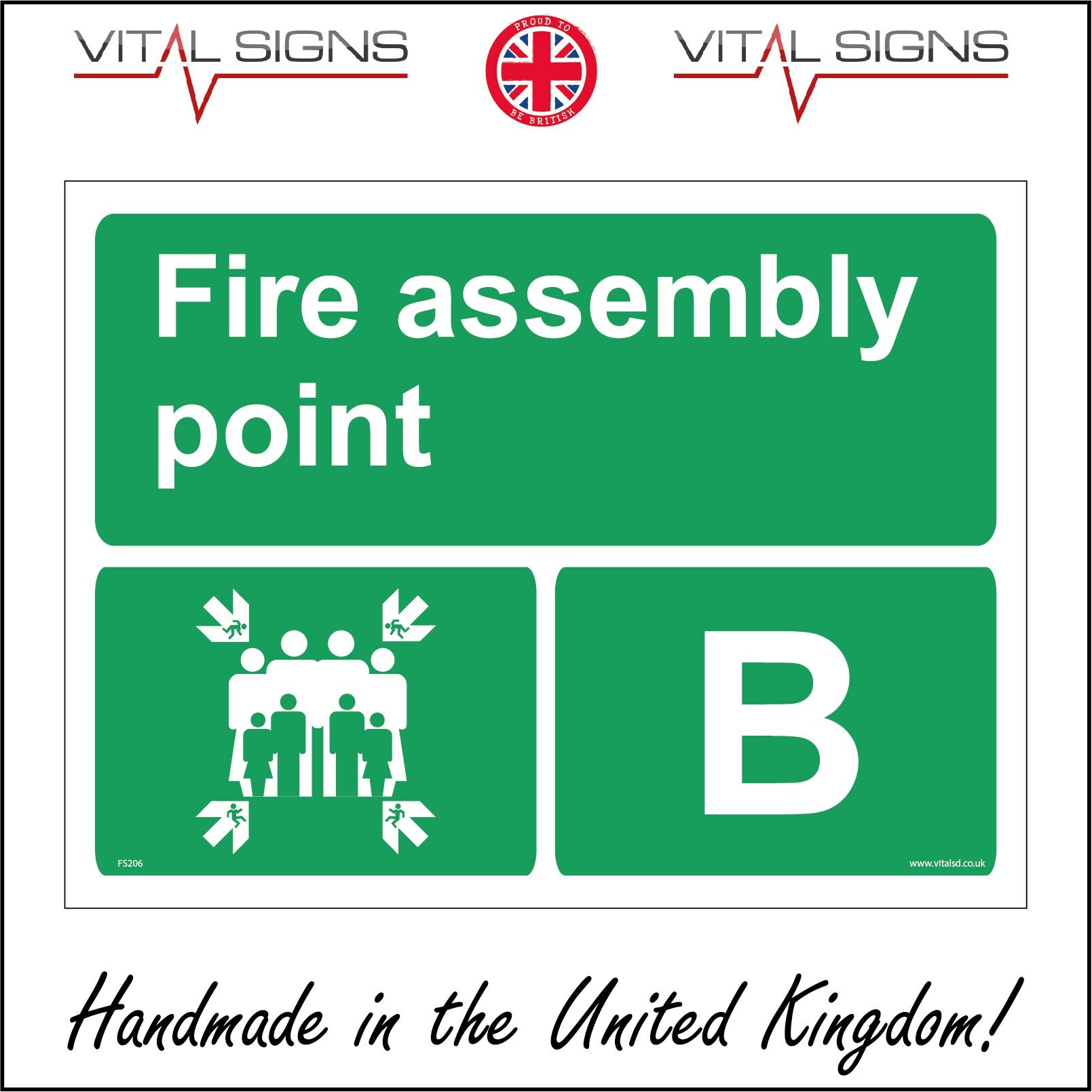 (200 x 150mm - 8 x 6, Sticker / Sav - White Background) FS206 Fire ...