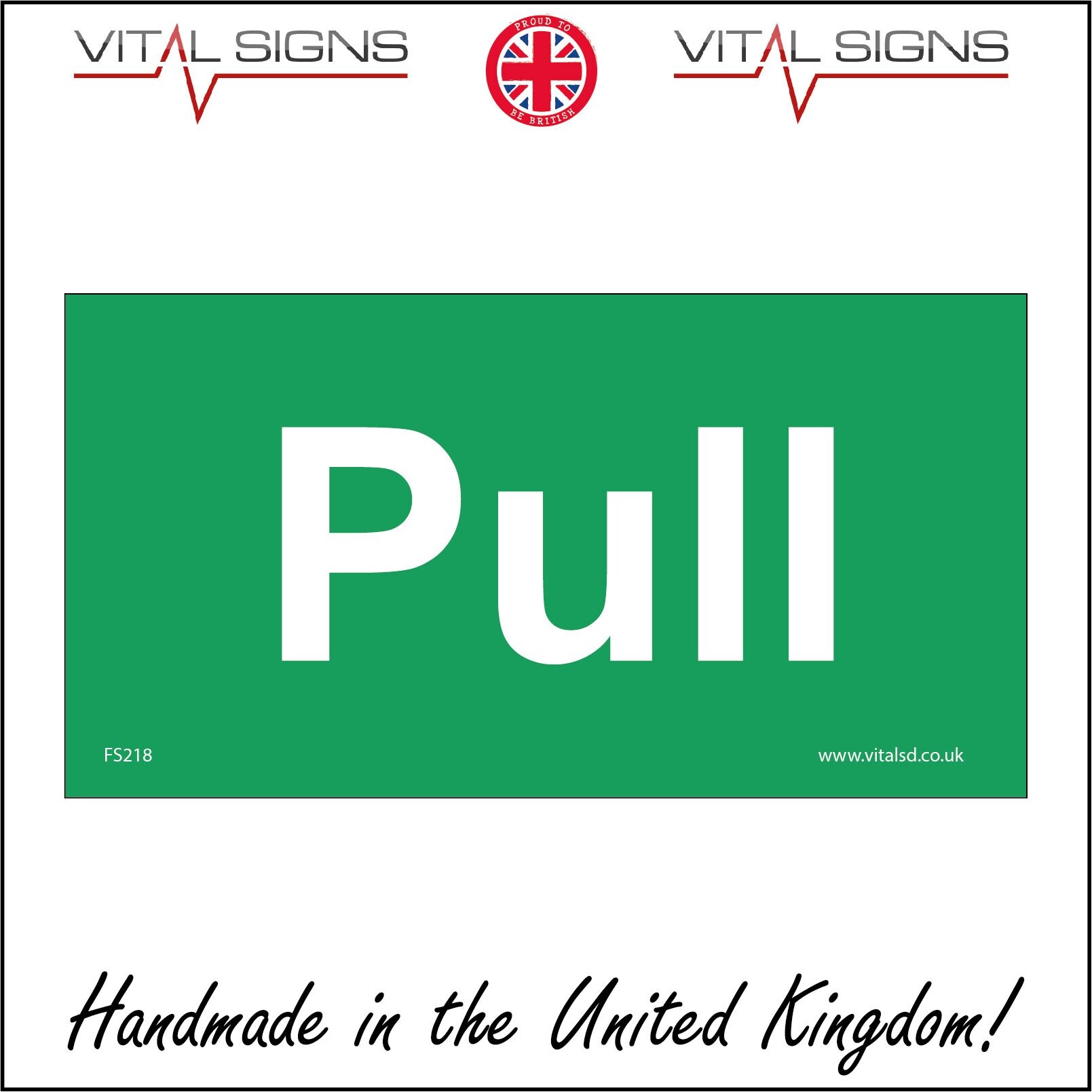 FS218 Pull SIGN Door Plaque button bolt automatic handle office ...