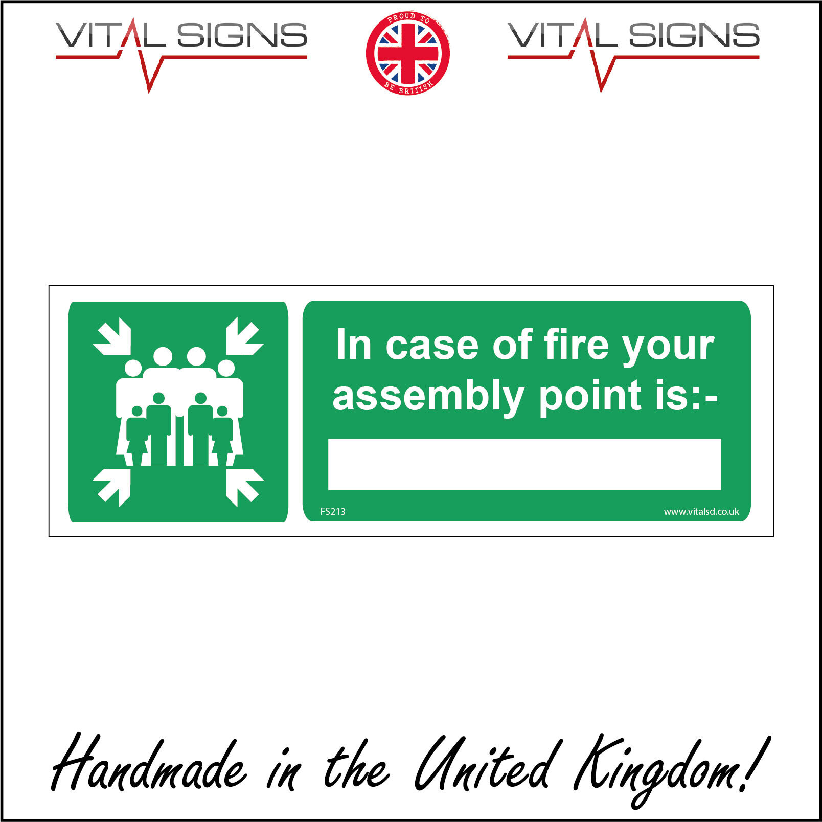 (600 x 200mm - 24 x 8, 1mm Pvc Foamex) FS213 In Case Of Fire Your ...