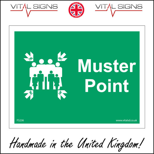 (400 x 300mm - 16 x 12, Magnetic - Vehicle Grade) FS236 Muster Point ...