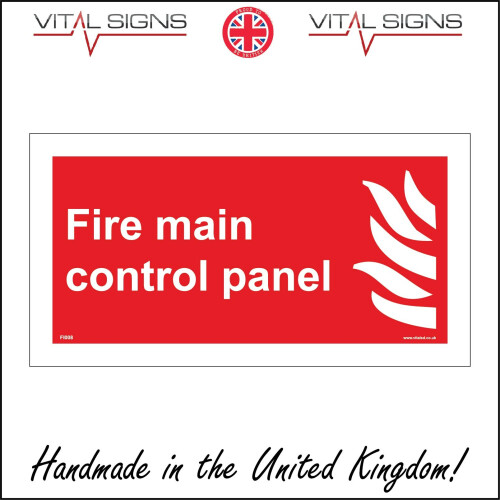 (400 x 200mm - 16 x 8, 3mm Standard Foamex Foamboard) FI008 Fire Main ...