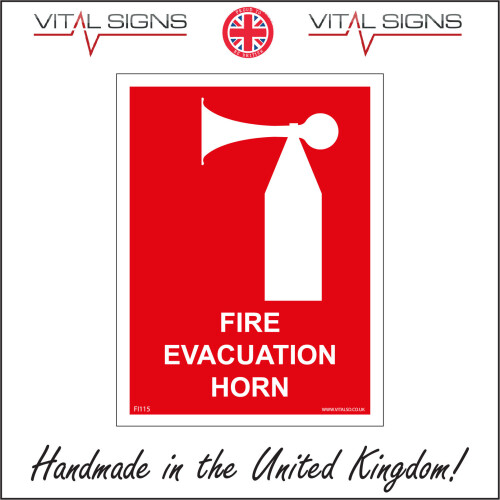 (150 x 200mm - 6 x 8, Sticker / Sav - White Background) FI115 Fire ...