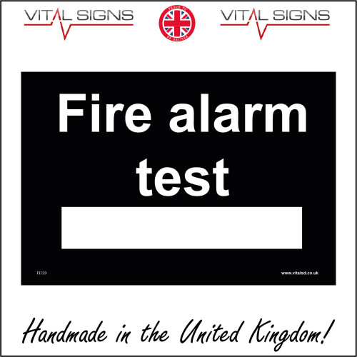 (200 x 150mm - 8 x 6, Magnetic - Vehicle Grade) FI159 Fire Alarm Test ...
