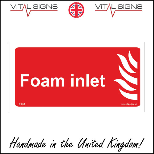 (600 x 300mm - 24 x 12, Magnetic - Vehicle Grade) FI054 Foam Inlet SIGN ...