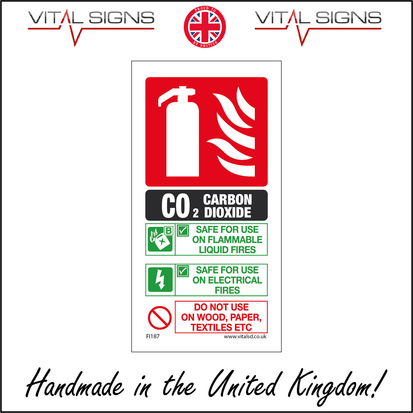 (100 x 200mm - 4 x 8, Sticker / Sav - White Background) FI187 Co2 ...