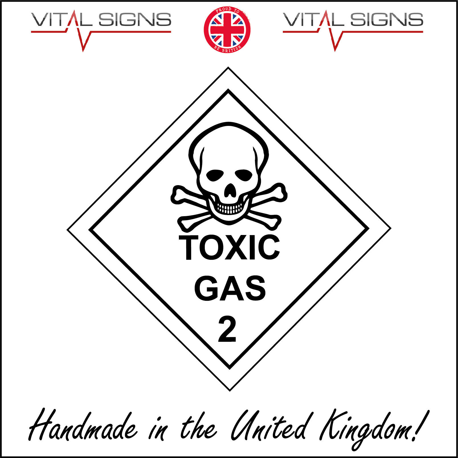 (200 x 200mm - 8 x 8, 3mm Standard Foamex Foamboard) HA049 Toxic Gas ...