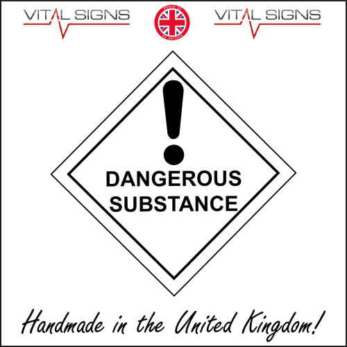 (250 x 250mm - 10 x 10, Magnetic - Vehicle Grade) DANGEROUS SUBSTANCE ...