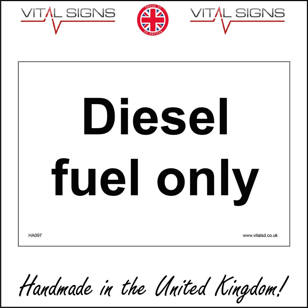 (150 x 100mm - 6 x 4, 5mm Heavy Duty Foamex Foamboard) DIESEL FUEL ONLY ...