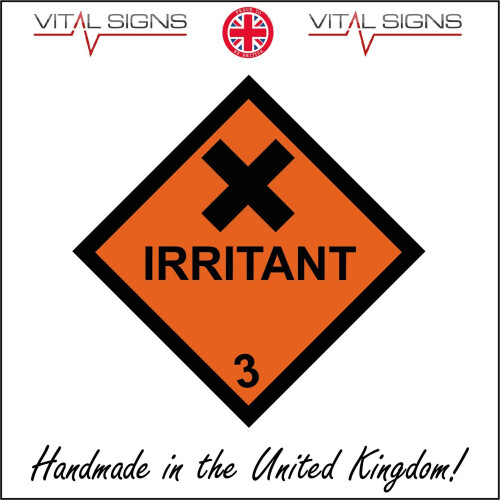 (1200 x 1200mm - 47 x 47, 1mm Pvc Foamex) IRRITANT SIGN HA096 SAFETY ...