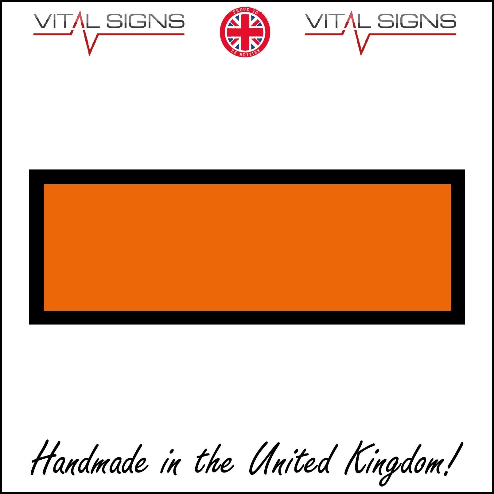 (300 x 100mm - 12 x 4, 1mm Pvc Foamex) HA104 Hazard Sign Blank ...