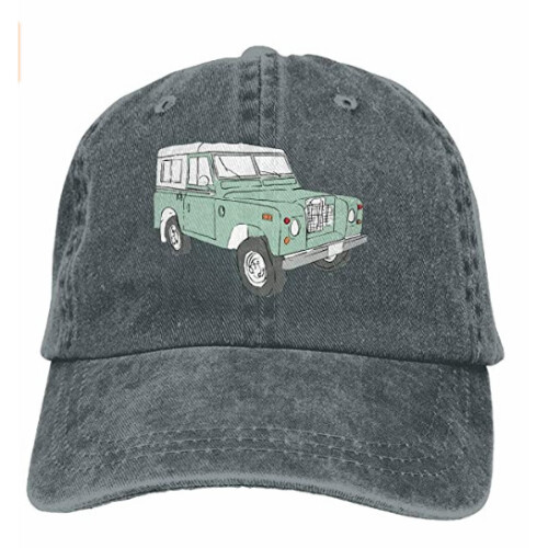 Vintage Land Rover Series Adjustable Traveler Cotton Washed Denim Hats ...