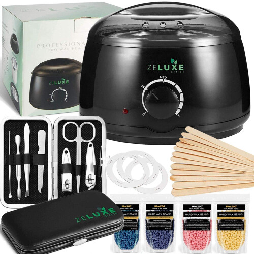 Waxing Kit for Women - Wax Warmer - Home Waxing Kit for Hair Removal ...