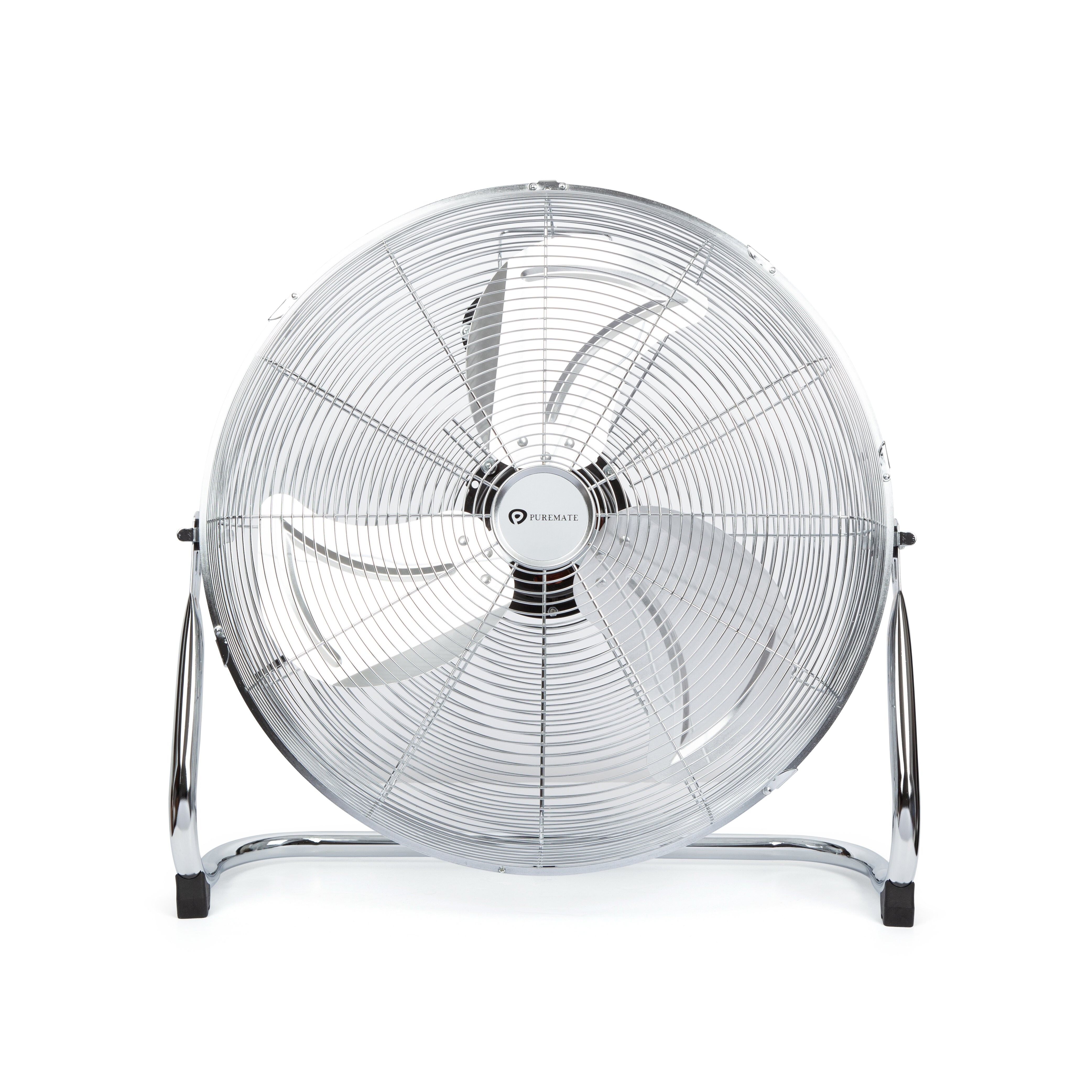 PureMate 20" Chrome Gym Floor Fan, Portable Cooling Fan for Home and ...