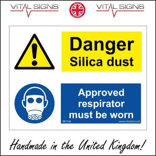 (200 x 150mm - 8 x 6, 3mm Standard Foamex Foamboard) DANGER SILICA ...