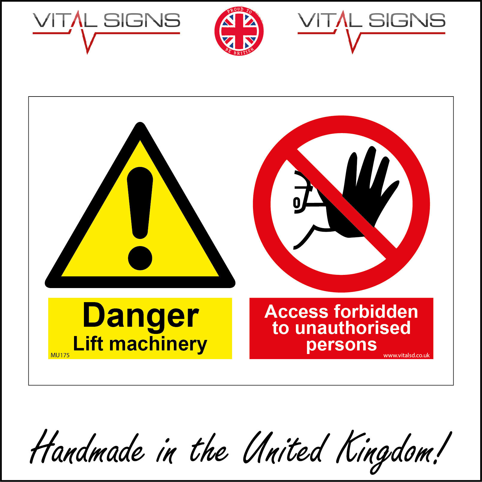 (200 x 150mm - 8 x 6, Sticker / Sav - White Background) DANGER ACCESS ...