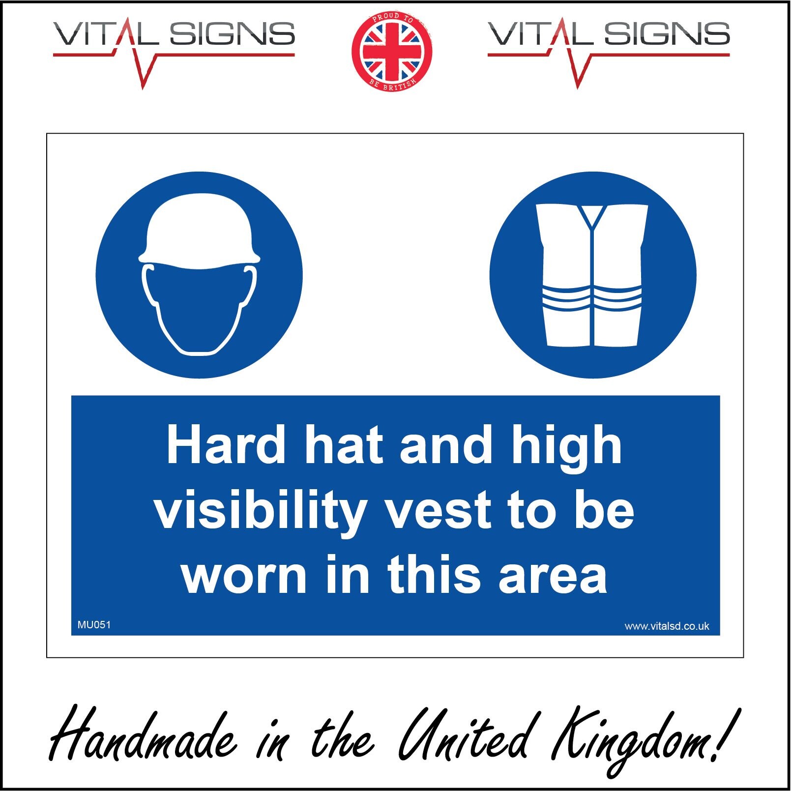 (400 x 300mm - 16 x 12, Sticker / Sav - White Background) HARD HAT AND ...