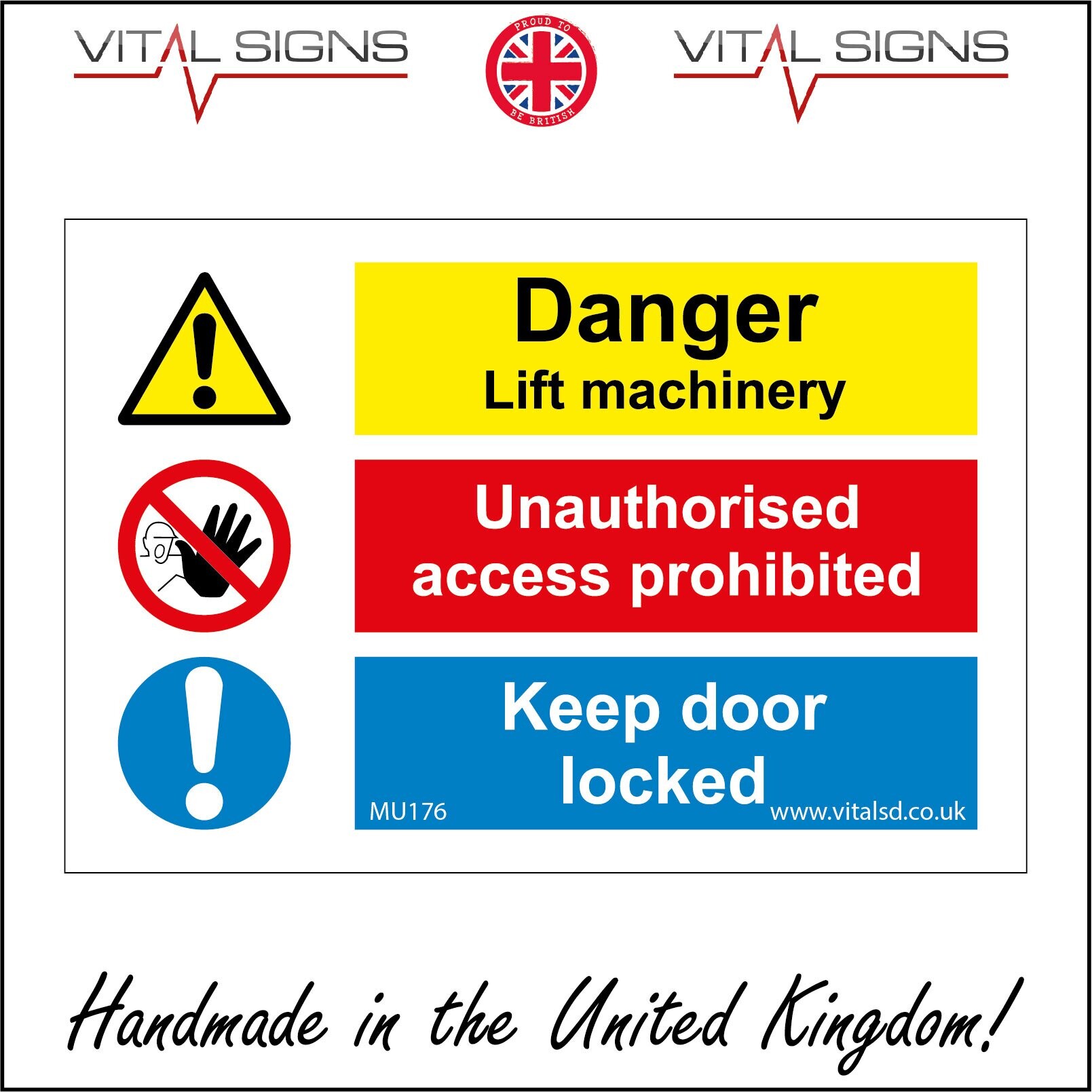 (600 x 450mm - 24 x 18, Magnetic - Vehicle Grade) UNAUTHORISED ACCESS ...