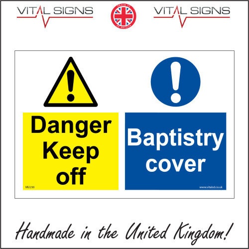 (300 x 200mm - 12 x 8, 3mm Standard Foamex Foamboard) MU230 Danger Keep ...