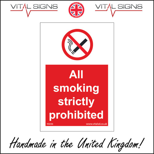 (300 x 400mm - 12 x 16, Dibond / Composite Aluminium) NS036 All Smoking ...