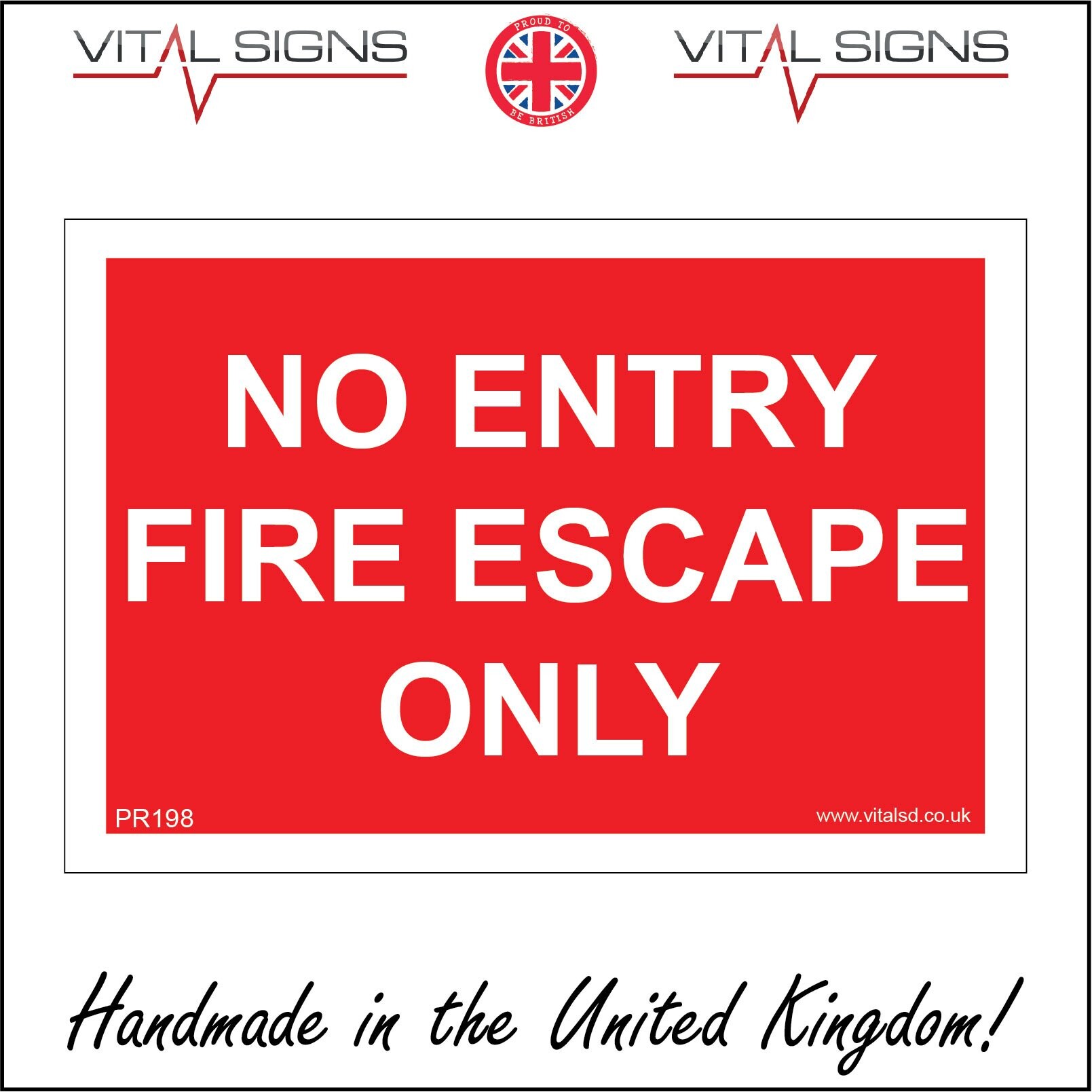 (450 x 600mm - 18 x 24, Dibond / Composite Aluminium) PR198 No Entry ...