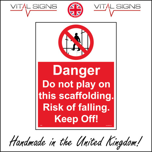 (200 x 300mm - 8 x 12, 1mm Pvc Foamex) PR251 Danger Do Not Play On This ...