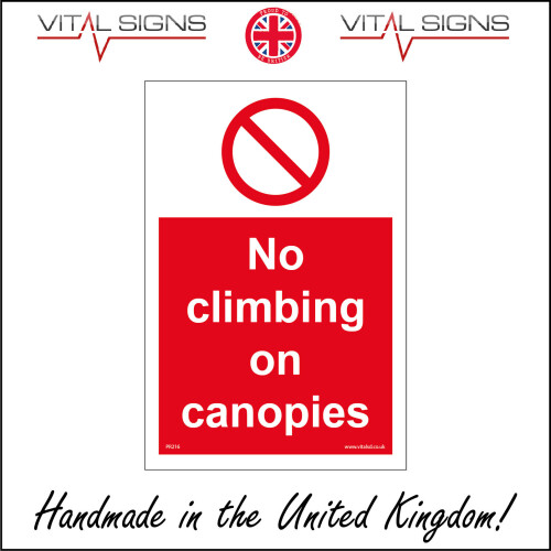 (100 x 150mm - 4 x 6, Magnetic - Vehicle Grade) PR216 No Climbing On ...