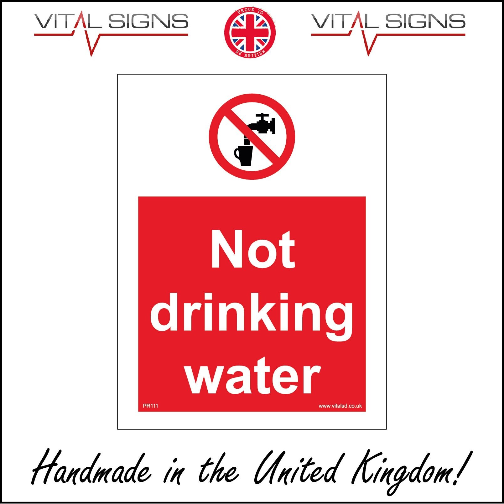 (150 x 200mm - 6 x 8, Sticker / Sav - White Background) PR111 Not ...