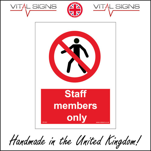 (450 x 600mm - 18 x 24, Dibond / Composite Aluminium) PR162 Staff ...