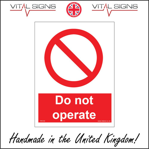 (150 x 200mm - 6 x 8, Sticker / Sav - White Background) PR158 Do Not ...