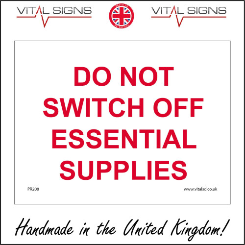 (200 x 150mm - 8 x 6, Sticker / Sav - White Background) PR208 Do Not ...